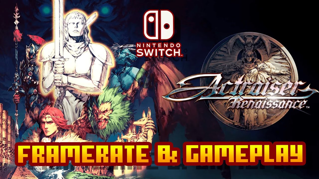 Actraiser: Renaissance - (Nintendo Switch) - Framerate & Gameplay - YouTube