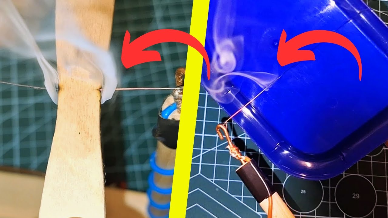 How to Make a 3 in 1 Electric Cutter for Plastic, Wood and Foam - YouTube