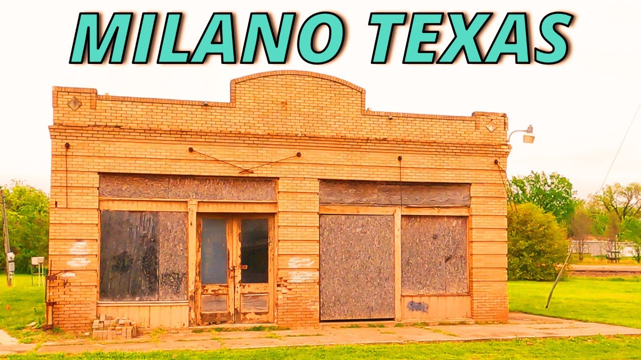 MILANO TEXAS : LOOKING AROUND A FADING TOWN - YouTube