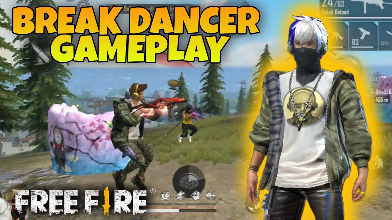 BREAK DANCER BUNDLE GAMEPLAY - GARENA FREE FIRE ( @rowdy8777 GAMING ...