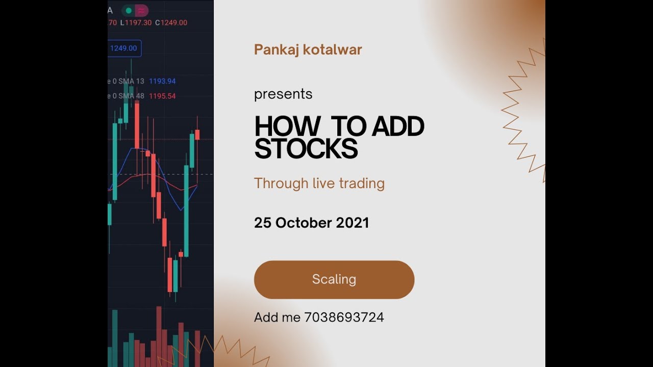 How to add stocks - Demo through Live Trading - YouTube