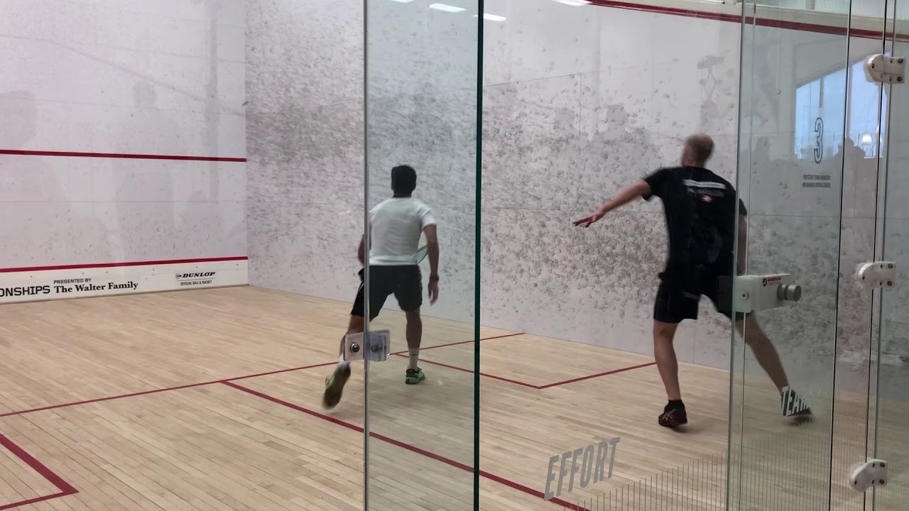 4-Youssef Ibrahim [EGY] v Nicholas Mueller [SUI] 2019 PSA World Squash ...