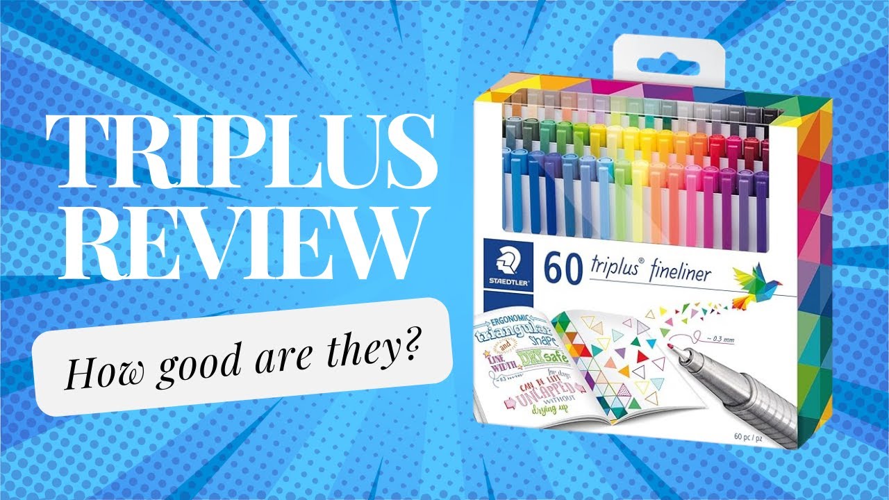 Staedler Triplus fine liner review- How good are they? - YouTube