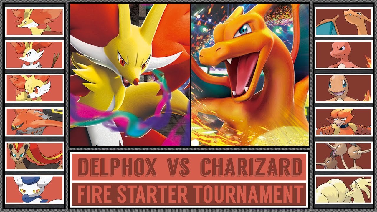 DELPHOX vs CHARIZARD | Fire Starter Pokémon Tournament [Battle #2 ...