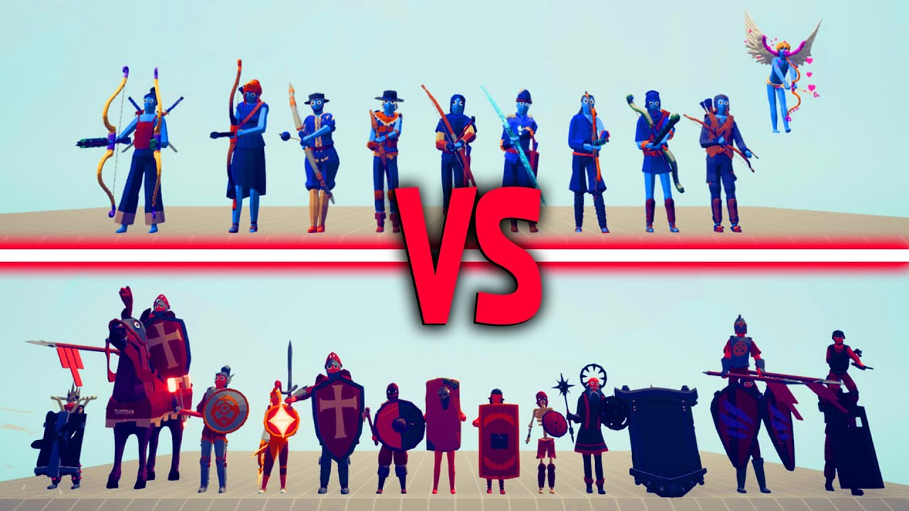 ARROW team units vs SHIELD team units | TABS - Totally Accurate Battle ...
