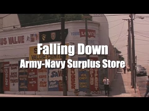 Falling Down (1993) - Army Navy Surplus Store Filming Location: Then ...