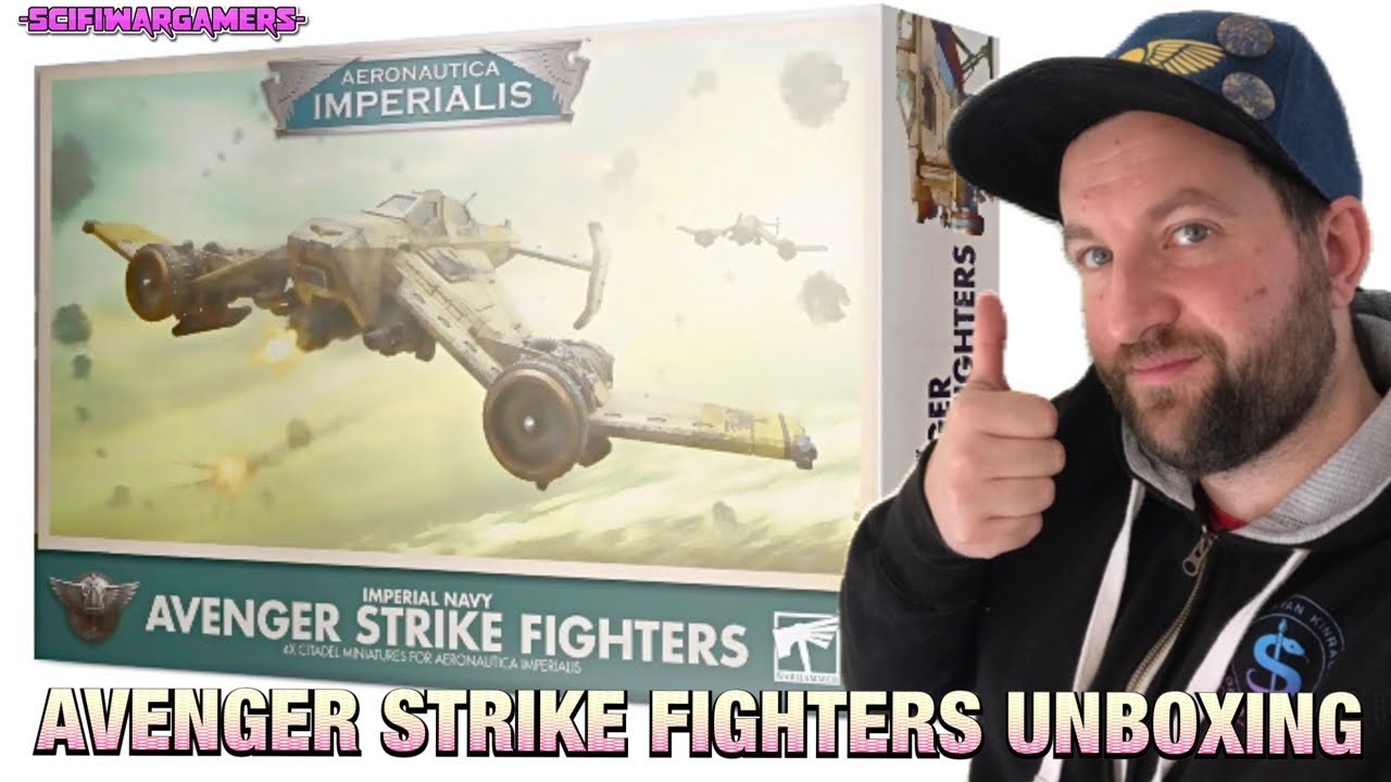 Avenger Strike Fighters Unboxing - Aeronautica Imperialis - Warhammer ...