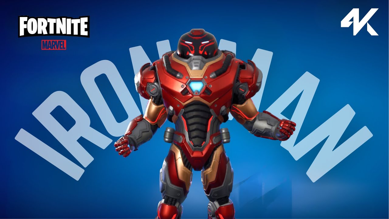 Fortnite in Iron Man Zero Skin Gameplay - YouTube