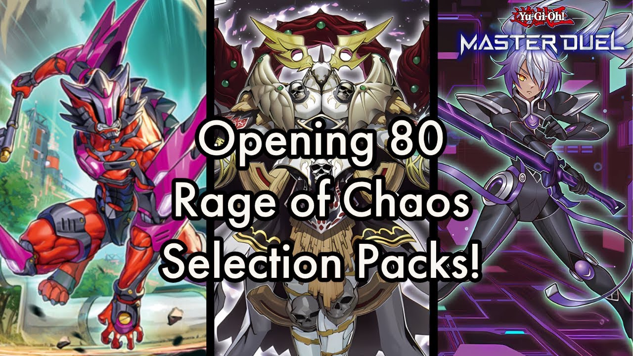 Opening 80 OF THE NEW Rage of Chaos SELECTION PACK! - YouTube
