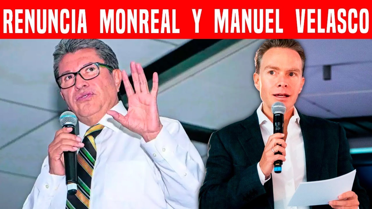 RENUNCIAN MONREAL, MANUEL VELASCO Y NOROÑA - YouTube