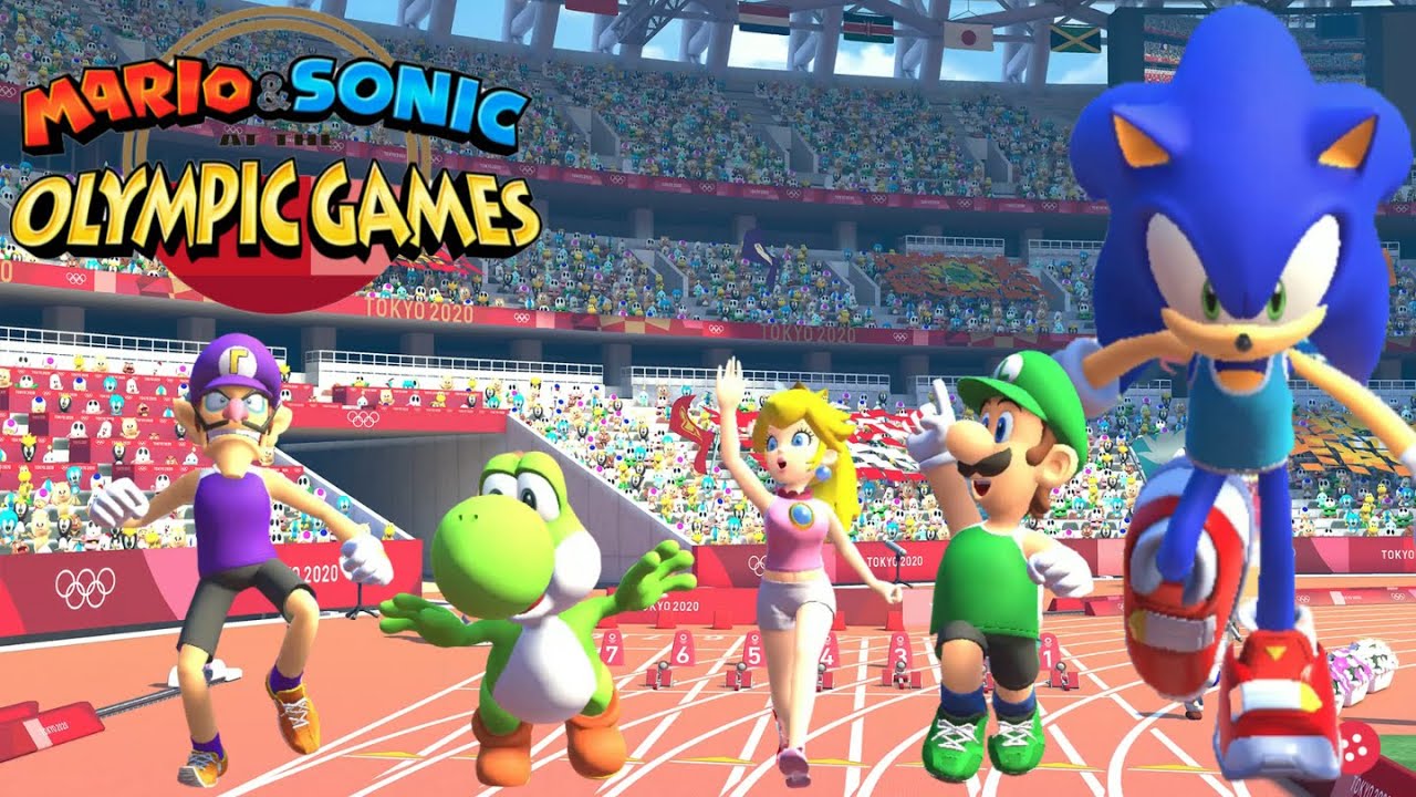 (100m)Mario & Sonic At The Olympic Games Tokyo 2020 - YouTube