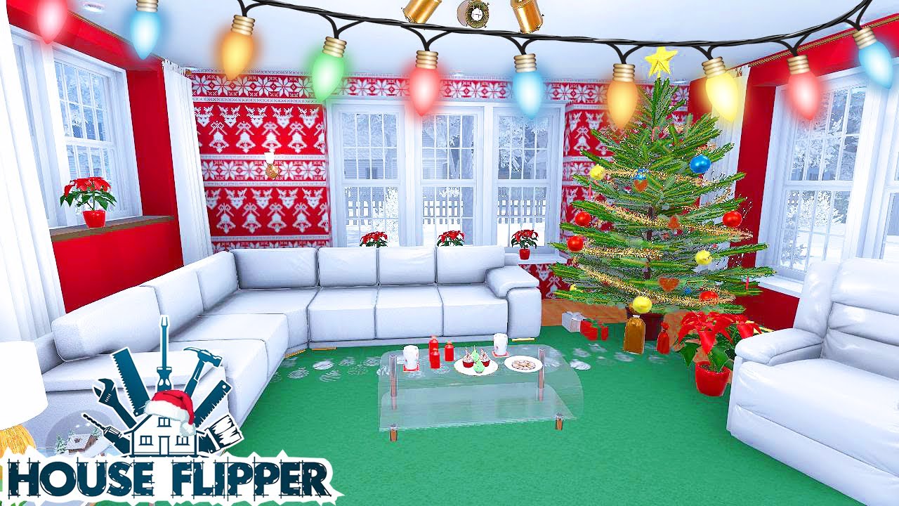 CHRISTMAS WINTER UPDATE 2022!!! "Decorated House" Living Room - House ...