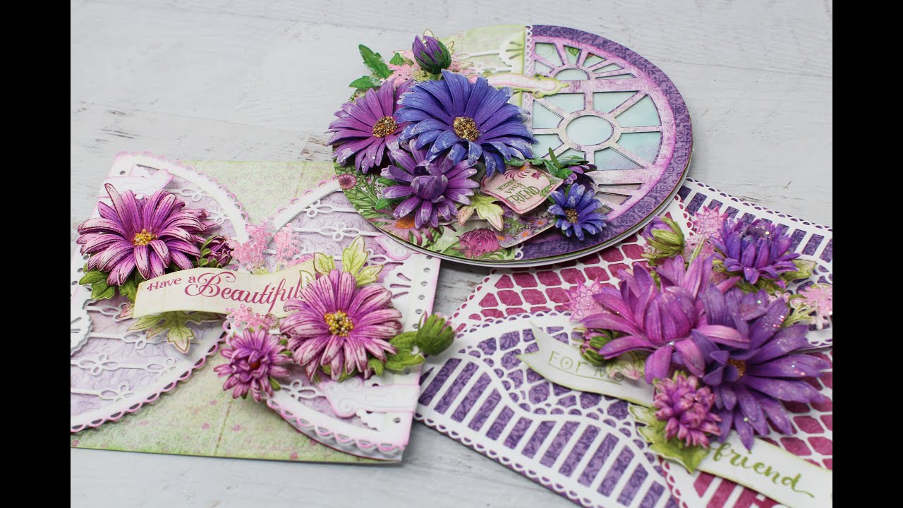 Decorative Circle Cards made EZ - YouTube