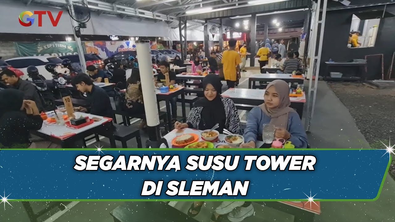 YUK! Nikmati Segarnya Minuman Raksasa Susu Tower di Sleman yang Viral ...