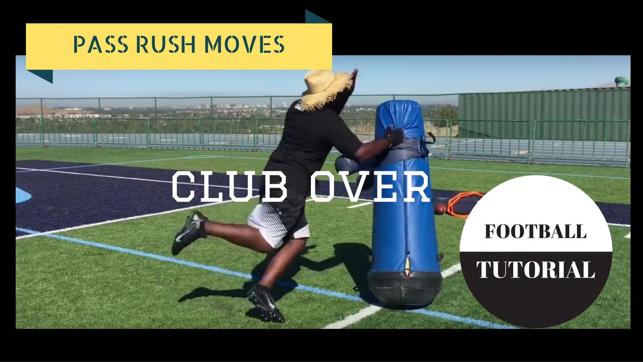 CLUB OVER - Pass Rush Moves - Defensive Line Drills - American Football ...