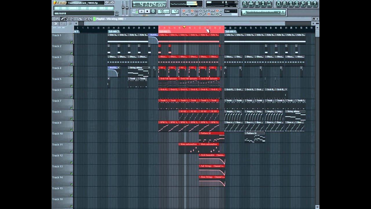 FMOD: Adaptive music - YouTube