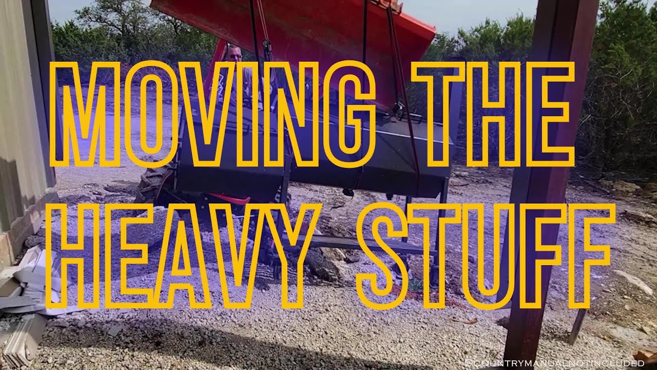 MOVING THE HEAVY STUFF... - YouTube