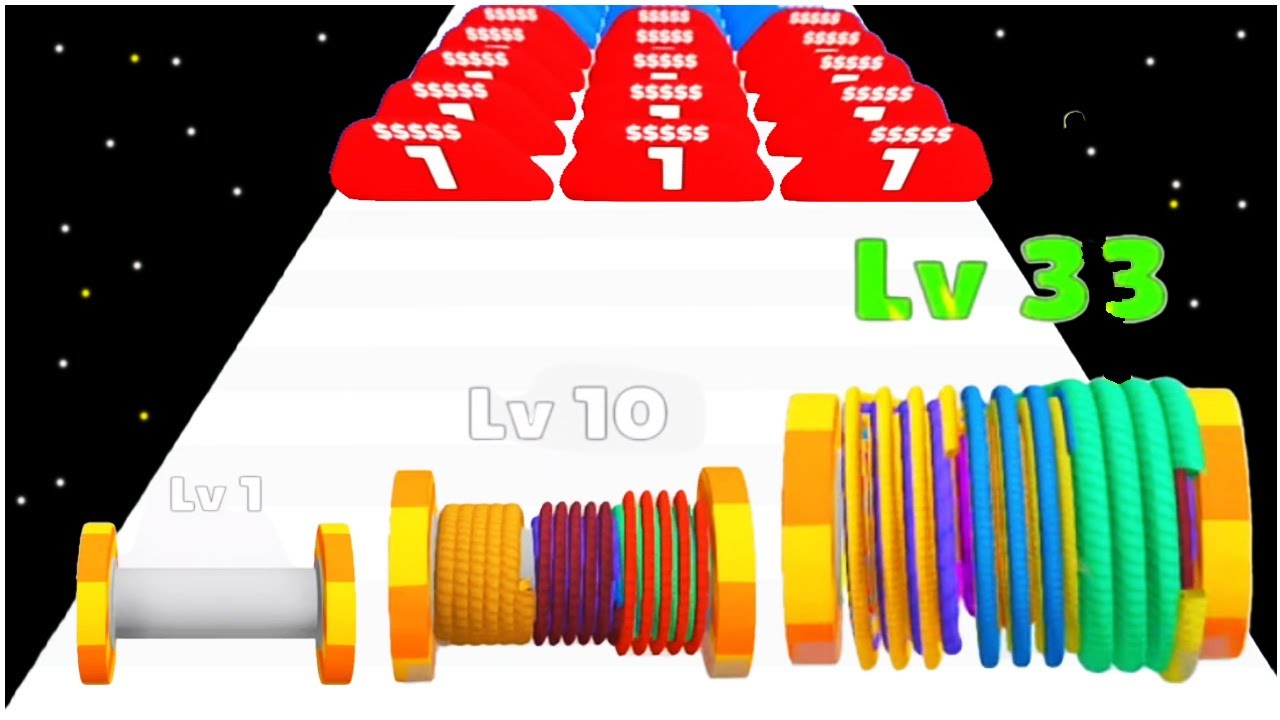 Spool Run - Gameplay Walkthrough - Levels 1-15 - YouTube
