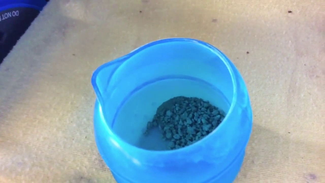 DIY How to make rock powder (not sand) - YouTube