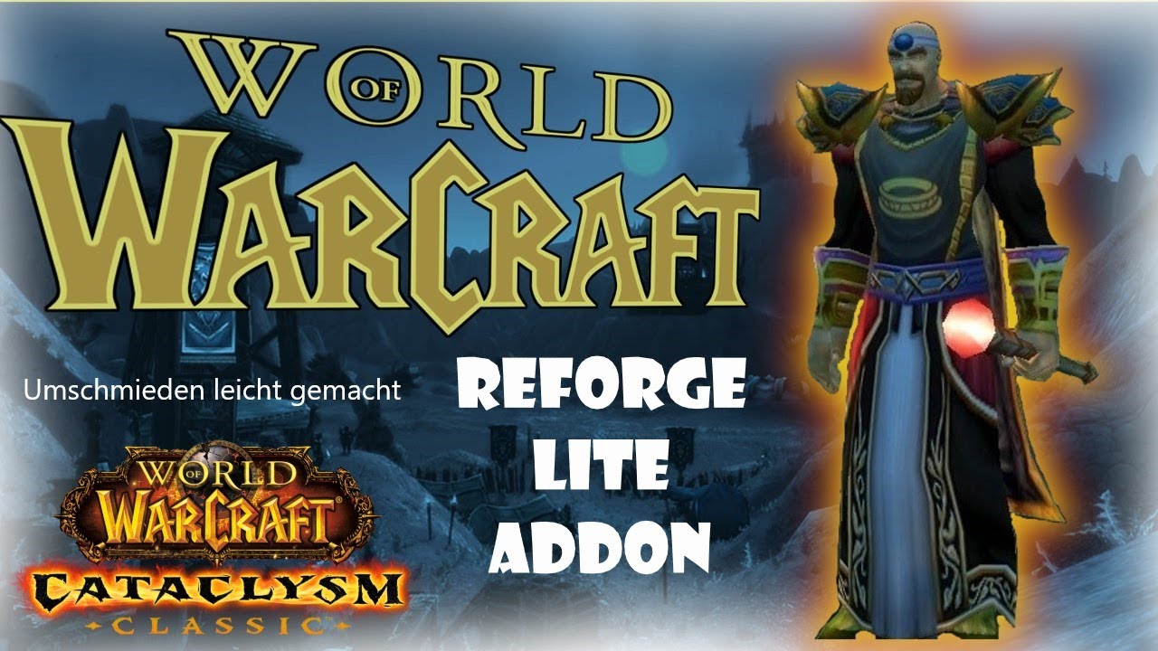 WoW Cata Classic - Addon Tipp - ReforgeLite Classic - Umschmieden - YouTube