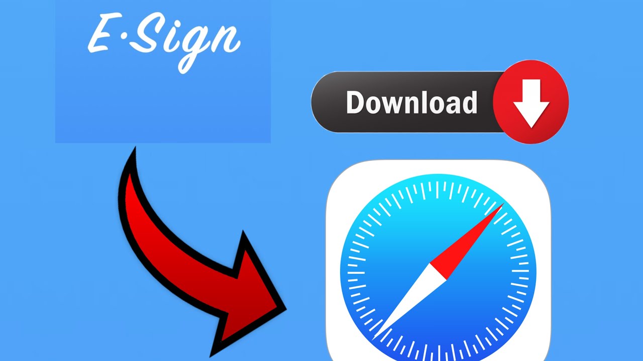 How To Download Esign File For (IOS) - YouTube