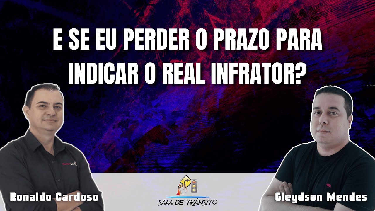 E se eu perder o prazo para indicar o real infrator? - YouTube