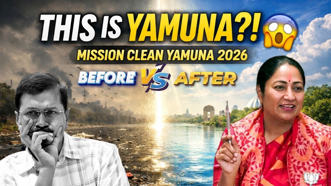 Mission yamuna/delhi clean up 2026:Yamuna river today | Delhi river ...