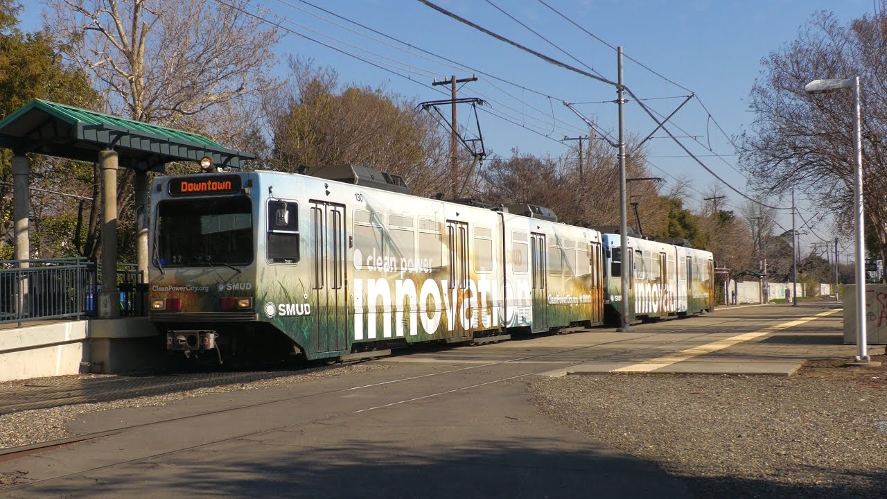 48th Street Station Before Construction - Sacramento Light Rail Trains ...