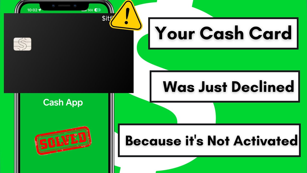 Cash App Your Cash Card Was Just Declined Because It's Not Activated ...