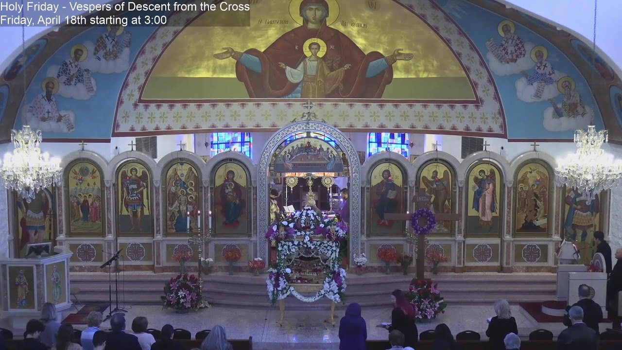 Holy Friday - Vespers of Descent from the Cross April 18 Saint John the ...