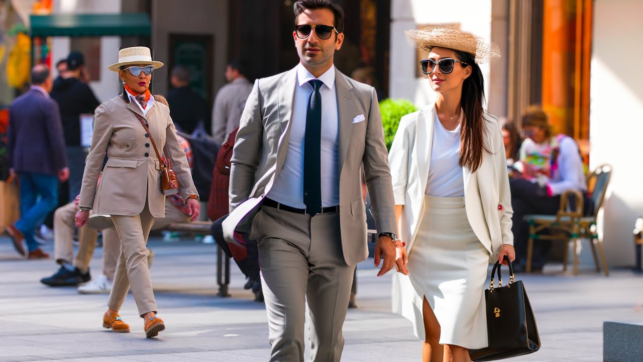 Elegant Street Style Compilation. Top Chic Fashion Looks. - YouTube