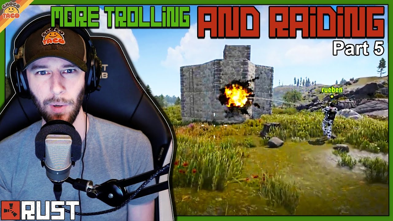Part 5: More Rustmas Trolling & Raiding ft. Quest | chocoTaco RUST Trios Gameplay - YouTube