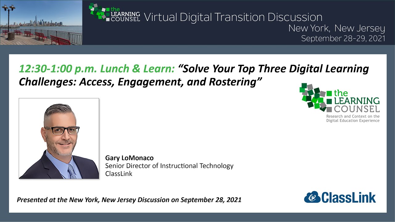 Solve Your Top 3 Digital Learning Challenges: Webinar Series - NY Fall ...