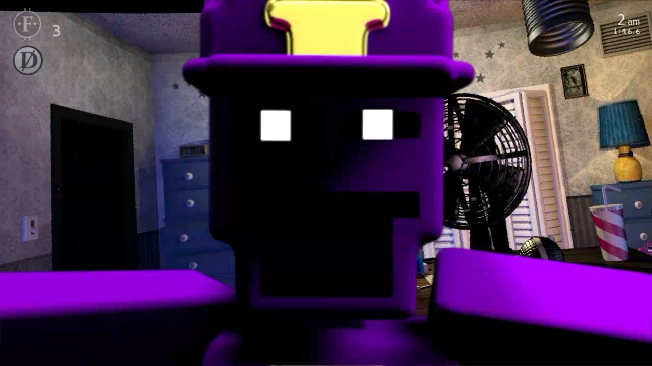 Purple Guy in Ultimate Custom Night mod - YouTube