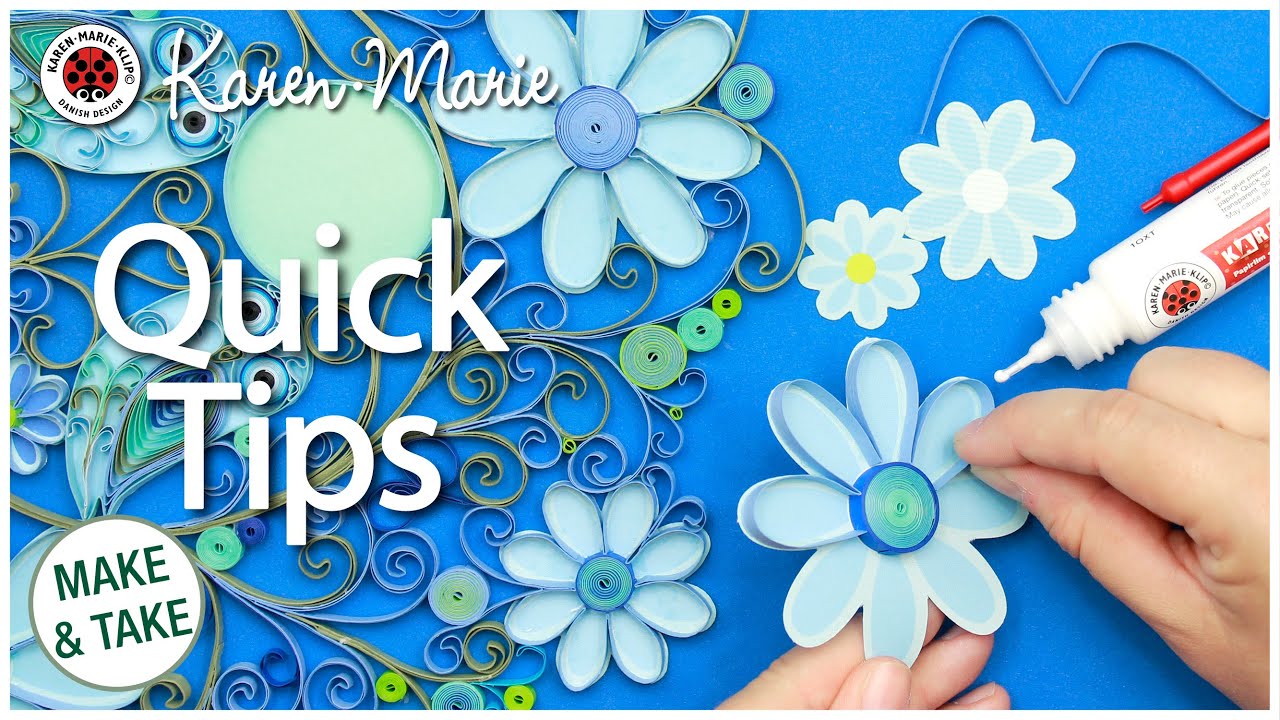 💙 On Edge Quilling Mega Flower | QuickTips | Make & Take 1 - YouTube