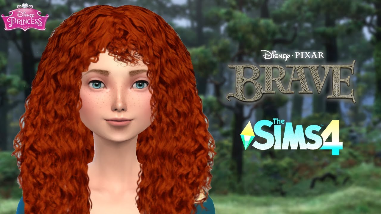 Merida (+ CC Links) // The Sims 4: Create A Sim - YouTube