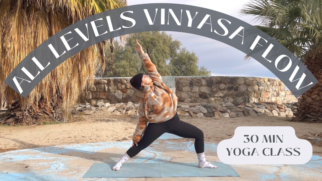 VINYASA FLOW 30 MINUTE | ALL Levels Yoga Class with MaryAnngeline - YouTube
