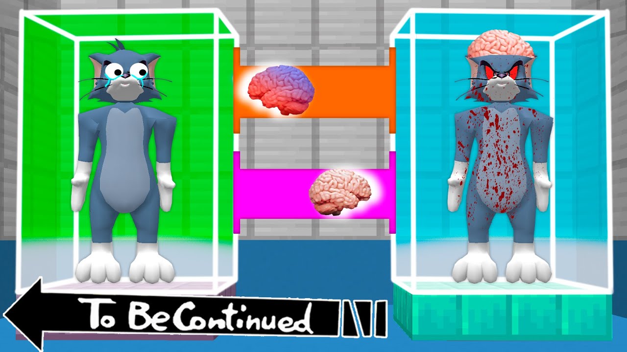 BRAIN EXCHANGE TOM vs CURSED TOM in MINECRAFT ! WHAT'S INSIDE MINIONS ...