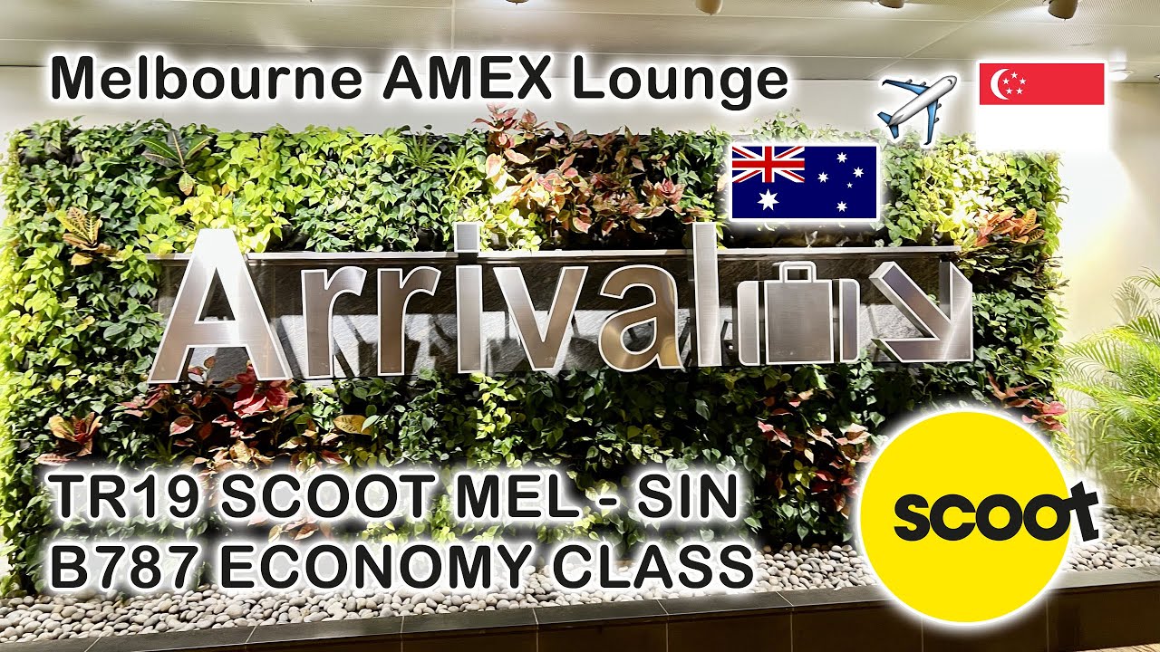Scoot| TR19|Melbourne to Singapore - YouTube