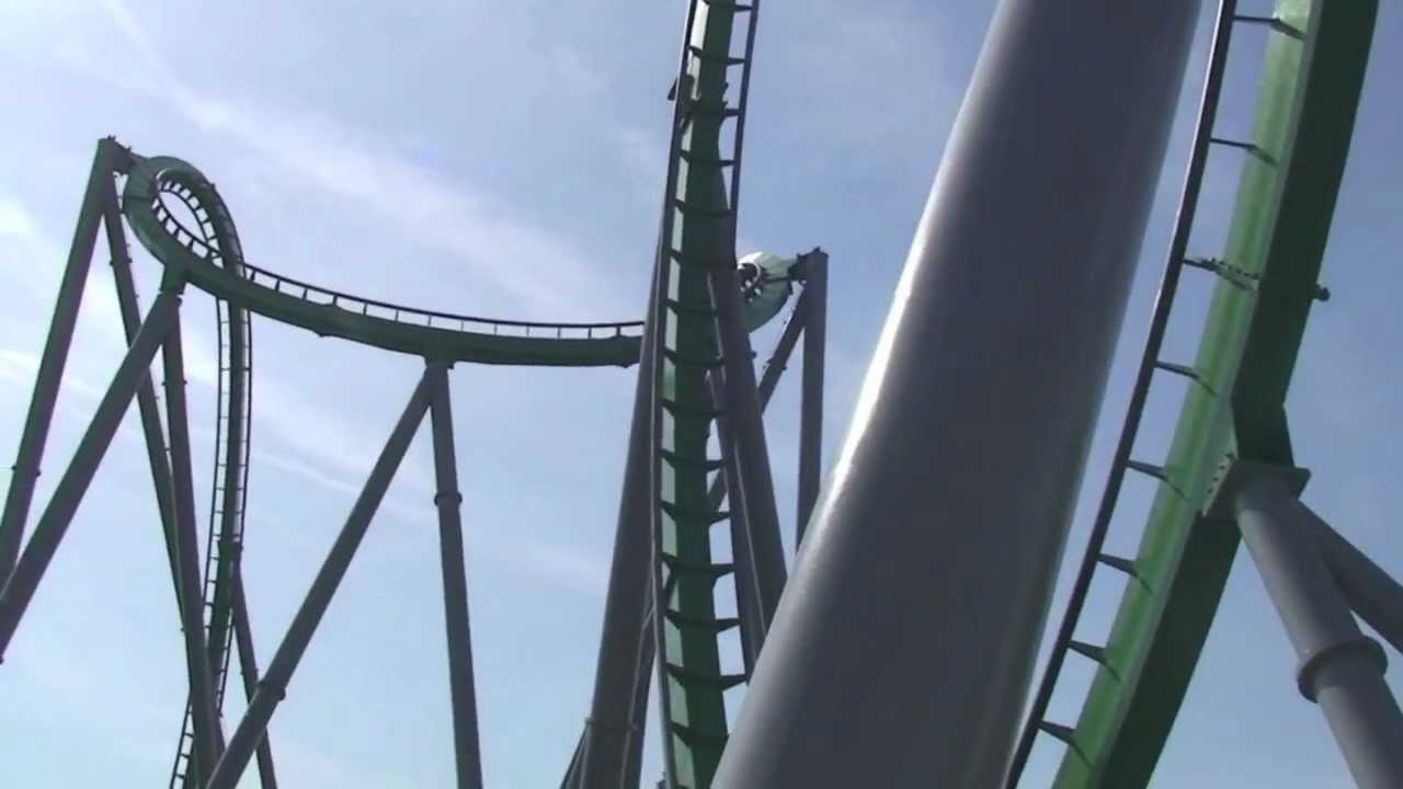 The Incredible Hulk Coaster - Off Ride - YouTube