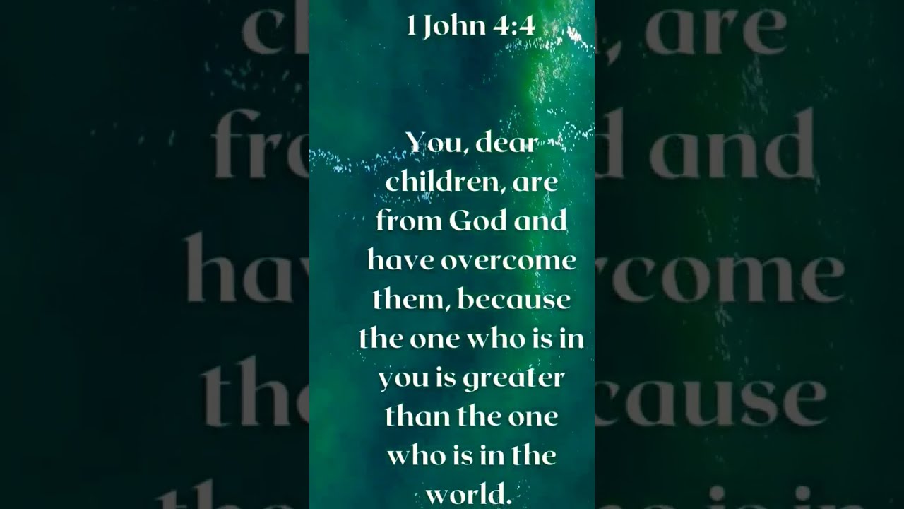 1 John 4 4 YouTube 1 John 4 4 YouTube