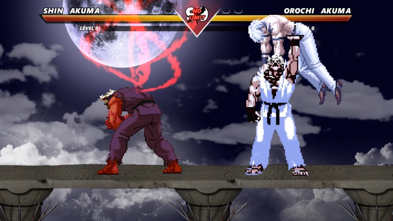 SHIN AKUMA vs OROCHI AKUMA - The most epic fight - YouTube