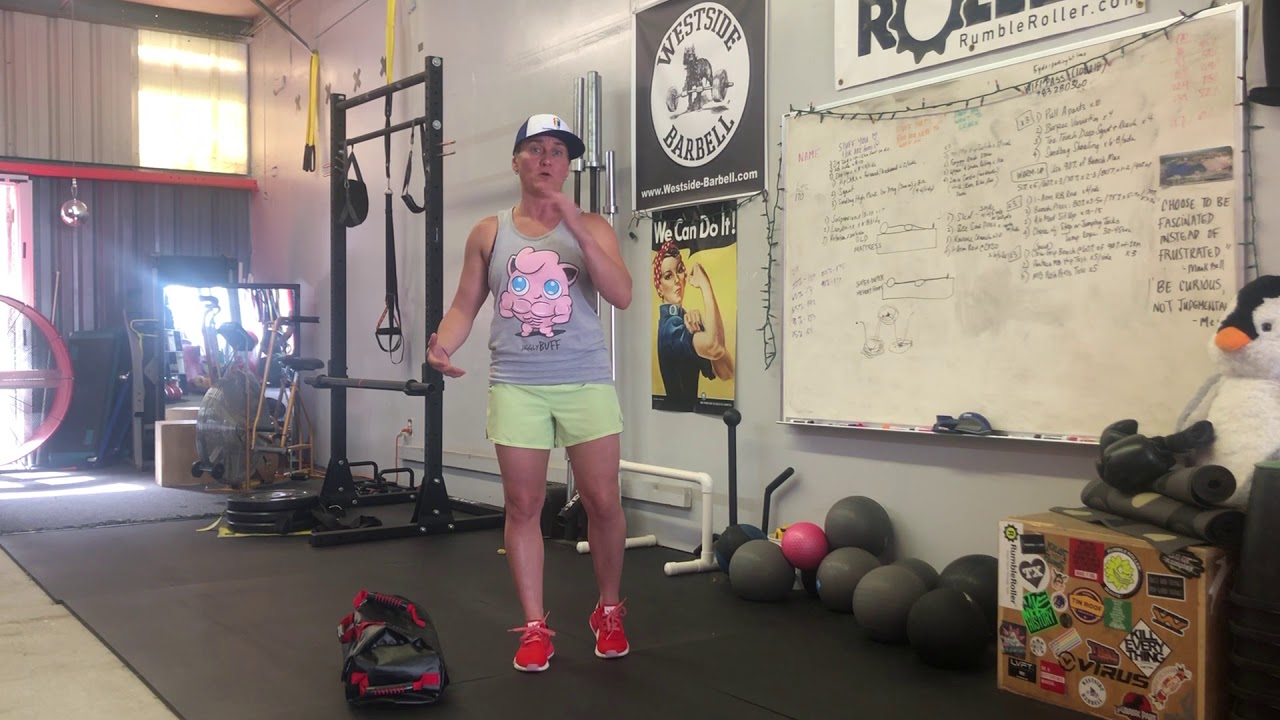 Bodyweight Sprinter Stance Squat - YouTube