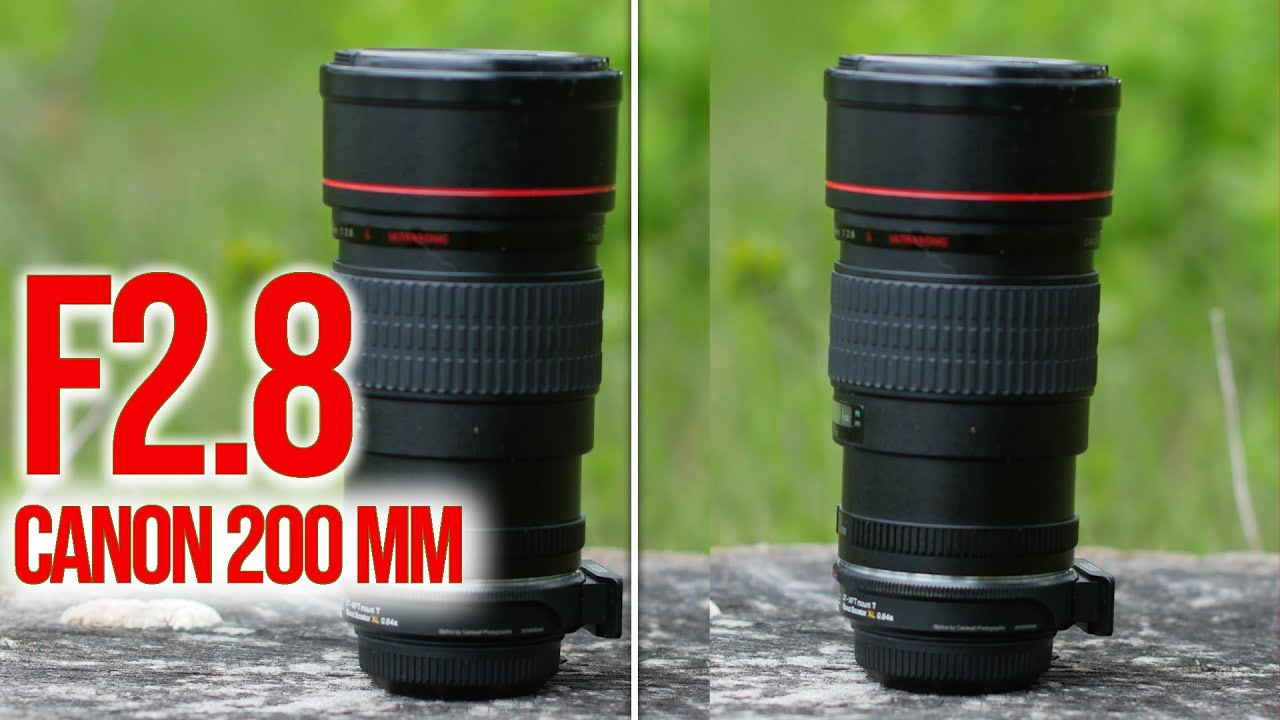 Canon 200 mm f/2.8 Lens Review / Best Lens For Live Streaming ! - YouTube