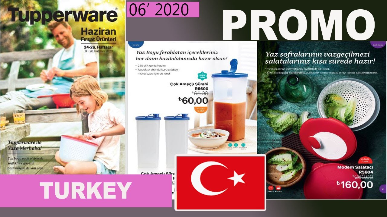 Tupperware Turkey | 06'2020 Haziran 2020 - YouTube