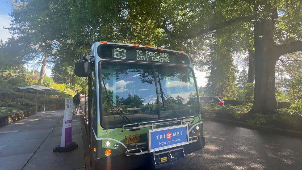 Trimet line 63 Portland to rose garden full ride! (Front edition ...