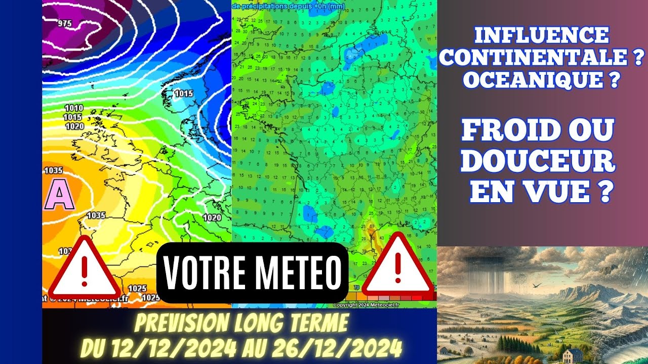 INFLUENCE OCEANIQUE ? CONTINENTALE ? FROID OU DOUCEUR EN VUE ...