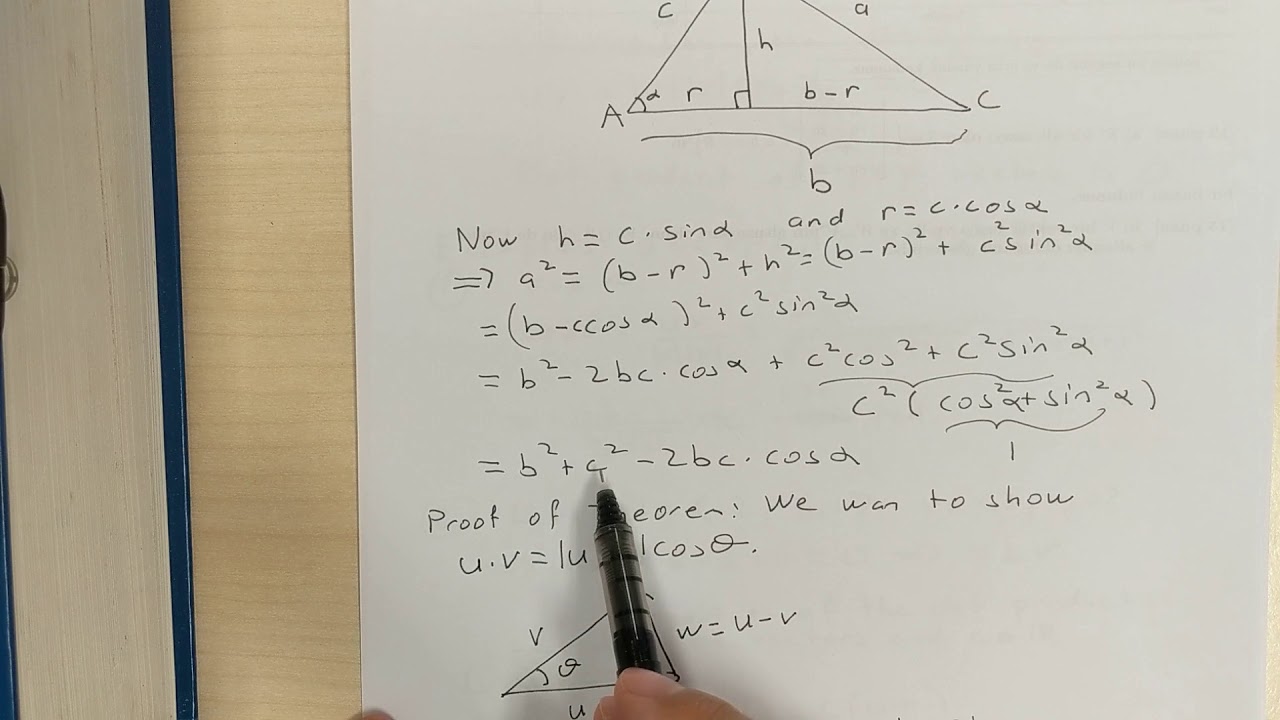 Multivariable and Vector Calaculus: The Dot Product - YouTube