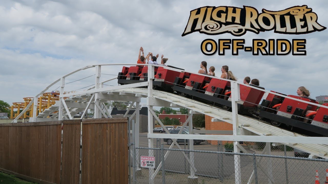 High Roller Off-Ride Footage, Valleyfair Classic Wood Coaster | Non ...