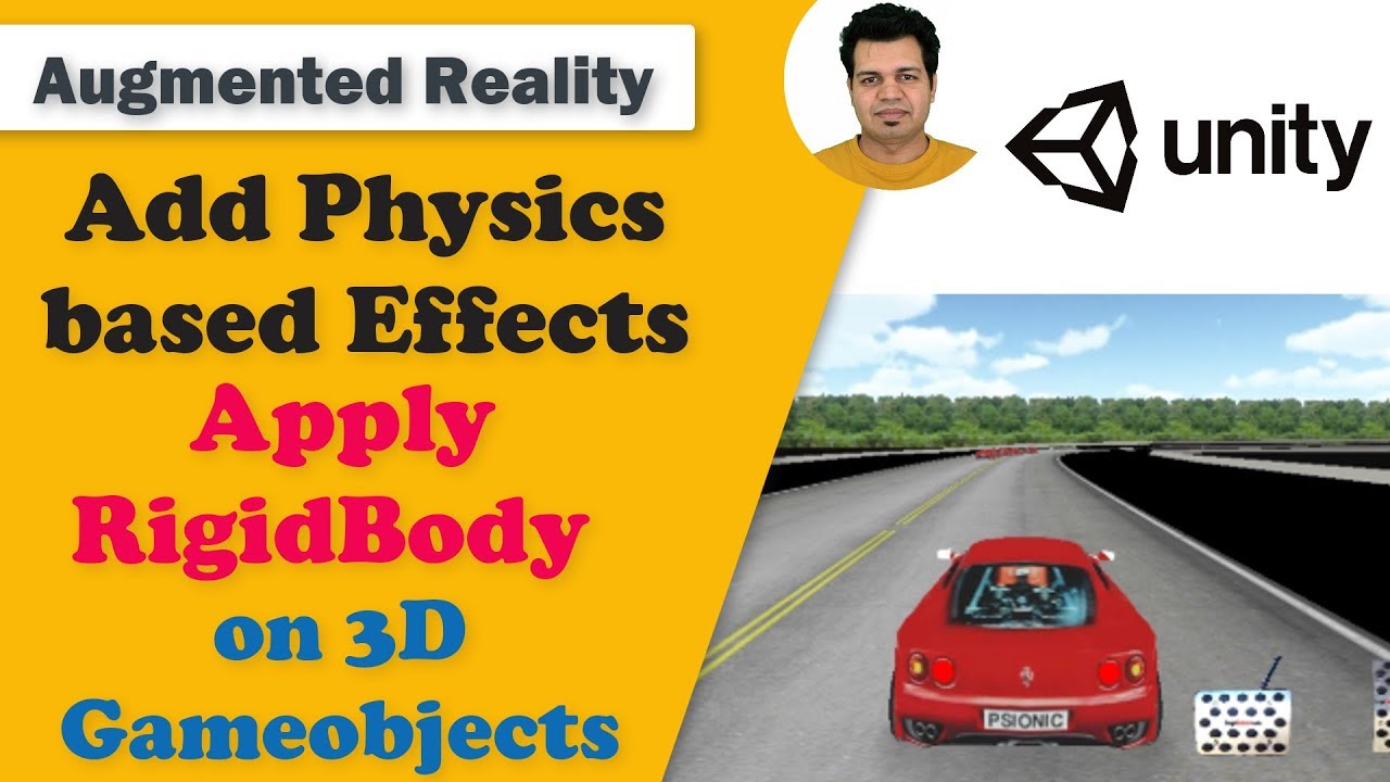 Add Physics Based Effects On 3d Gameobjects Using Rigidbody 3d Gameobject Using Unity Youtube